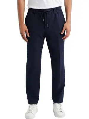BOSS Tapered Drawstring Pants - Dark Blue