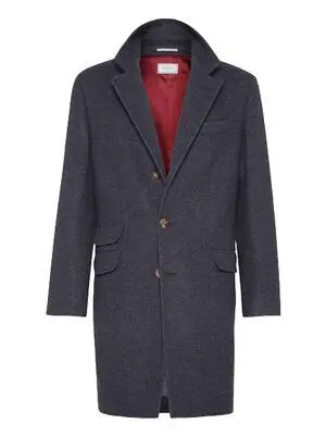 Brunello Cucinelli Water-resistant Cashmere Coat - Lead