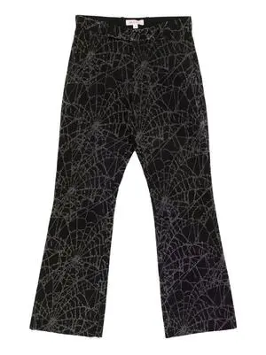 MASU Flared Trousers - Black