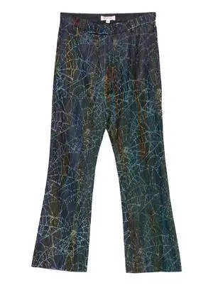 MASU Flocky Rainbow Web Flare Pants