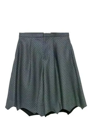 MASU Asymmetric Design Shorts - Blue