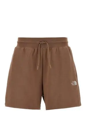 The North Face Relaxed Fit Fleece Shorts - Brown
