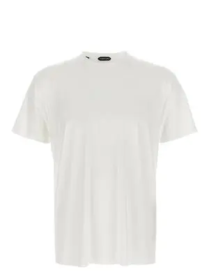 TOM FORD Logo Embroidery T Shirt