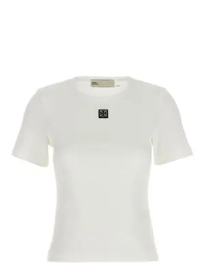 Tory Burch Logo Plaque T-shirt - White