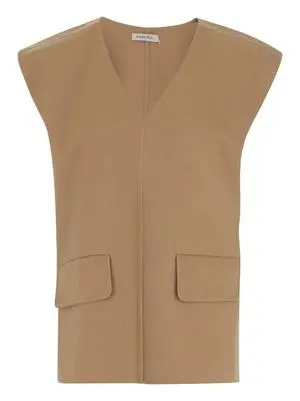 BY MALENE BIRGER Cilia Wool Vest - Beige