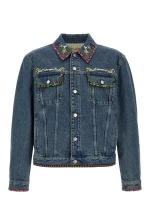 Valentino Garavani Cotton Denim Jacket - Blue