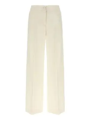 Brioni Camilla Wide Leg Trousers - White