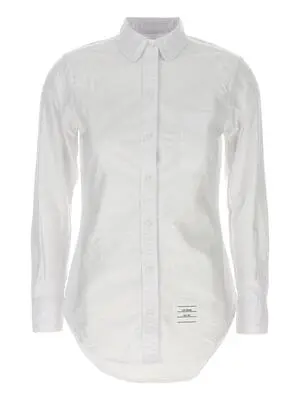 Thom Browne Oxford Cotton Shirt - White