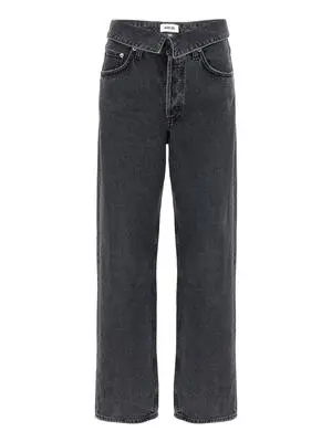 AGOLDE Echo High-waisted Jeans - Gray
