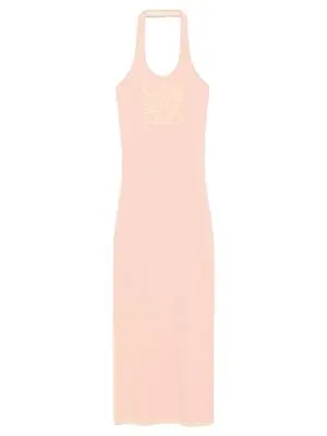 Loewe Anagram Long Tank Dress - Pink