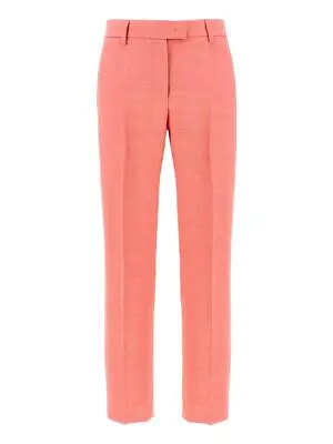 Alberto Biani Linen Blend Chinos - Pink