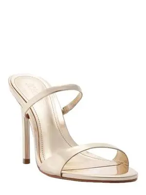 Schutz Jessica Slide Sandal - Platina