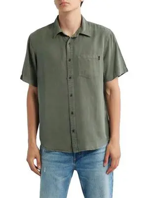 Ag Wesley Short Sleeve Button-up Shirt - Shady Moss