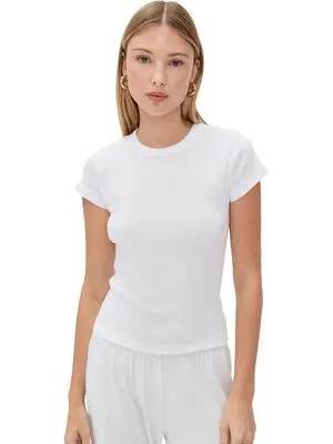 LESET Nando Slim Fit Tee - White