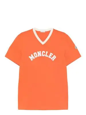 Moncler Logo-print T-shirt - Orange