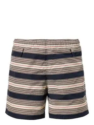 Prada Striped Swim Shorts - Multicoloured