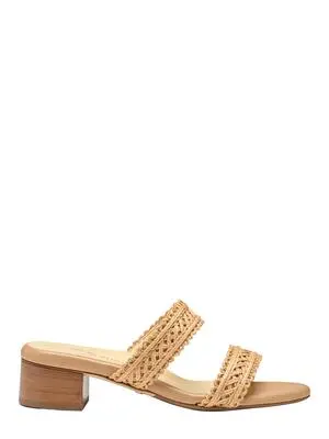 Sarah Flint Perfect Laura 30 Mule - Almond Raffia