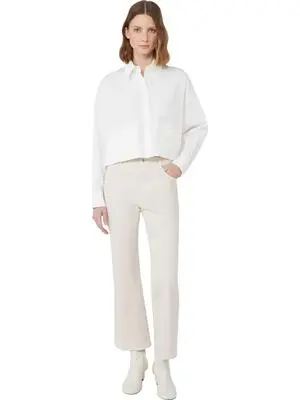 Max Mara Boxy-fit Heavy Cotton Shirt - White