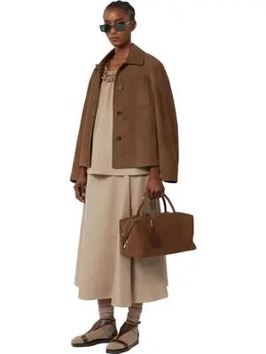 Max Mara Suede Shacket - Dark Brown