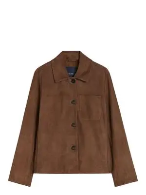 Max Mara Suede Shacket - Dark Brown