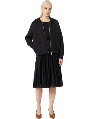 MAX MARA Viscose Yarn Quilted Bomber Jacket