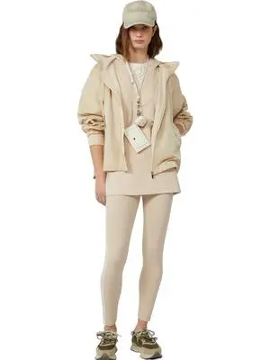Max Mara Technical Taffeta Windbreaker - Beige