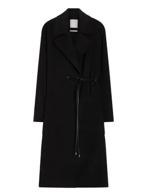 Max Mara Double-faced Robe Coat - Black