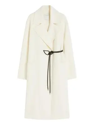 Max Mara Double-faced Robe Coat - Milk