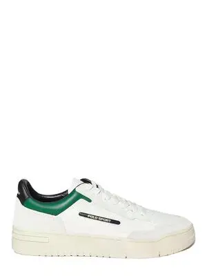 Polo Ralph Lauren Platform Lace-up Sneakers - White