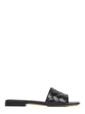 Bottega Veneta Parco Flat Mule - Black