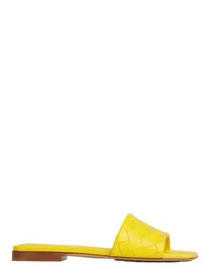 Bottega Veneta Parco Flat Mule - Daffodil
