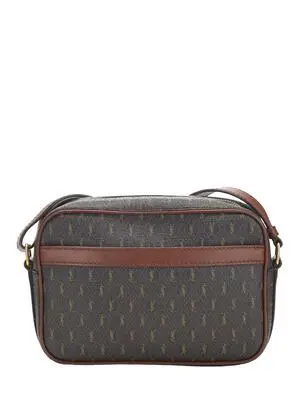 Saint Laurent Coated Canvas Le Monogramme Camera Bag - Brown