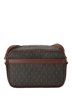 Saint Laurent Coated Canvas Le Monogramme Camera Bag - Brown