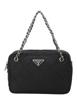 Prada Chain Shoulder Bag - Black
