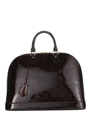 LOUIS VUITTON Alma GM NM Amarante Vernis Burgundy