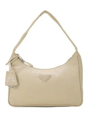 Prada Tessuto Re-edition 2000 Hobo - Beige