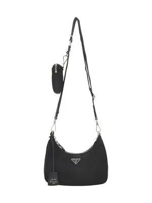 Prada Tessuto Re-edition 2005 Hobo - Black