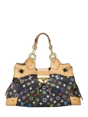 LOUIS VUITTON Louis Vuitton Takashi Murakami X Monogram Multicolore Ursula Bag Black