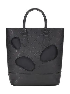 LOUIS VUITTON X Comme Des Garçons Monogram Empreinte Bag - Black