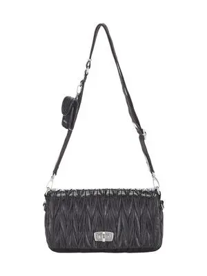 Miu Miu Nappa Crossbody - Black
