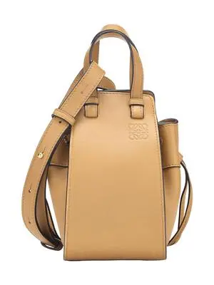 Loewe Calfskin Hammock Drawstring Bag - Brown