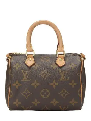 LOUIS VUITTON Monogram Speedy Nano - Brown