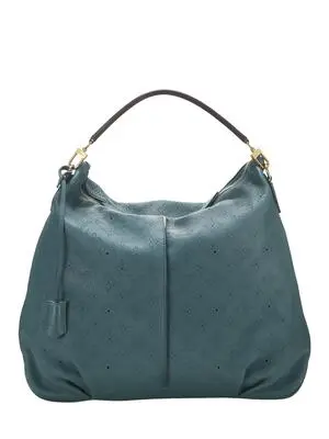 LOUIS VUITTON Monogram Mahina Selene Tote - Blue