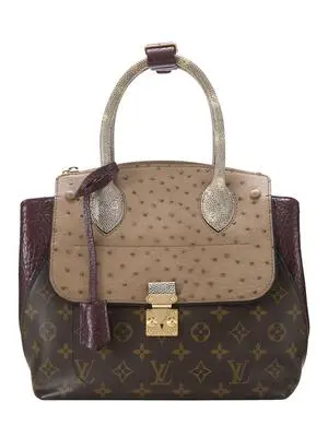LOUIS VUITTON Louis Vuitton Exotic Monogram Canvas Majestueux PM Tote