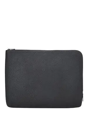 LOUIS VUITTON Monogram Taurillon Etui Voyage - Black