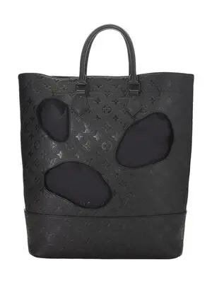 LOUIS VUITTON Monogram Empreinte Tote Bag - Black
