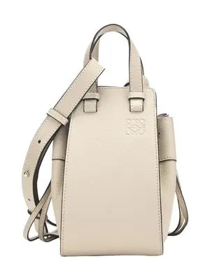 Loewe Calfskin Hammock Drawstring Bag Mini Grey