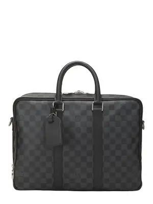 LOUIS VUITTON Damier Graphite Icare Nm - Black