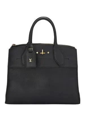 LOUIS VUITTON Calfskin City Steamer - Black