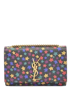 Saint Laurent Color Star Graphic Calfskin Kate - Multi